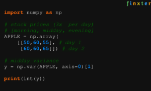 puzzle_428_numpy_variance2D – Be on the Right Side of Change