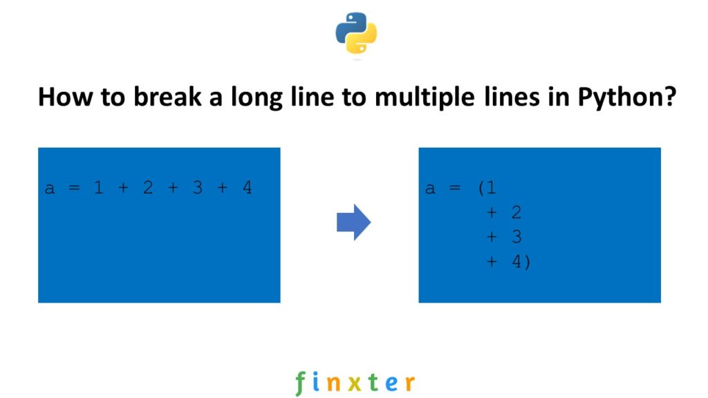 Python One Line To Multiple Lines Be On The Right Side Of Change