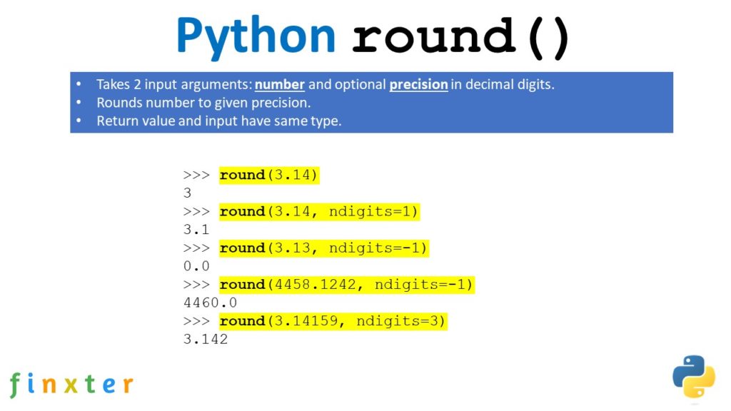 Python Round A Simple Guide With Video Be On The Right Side Of Change