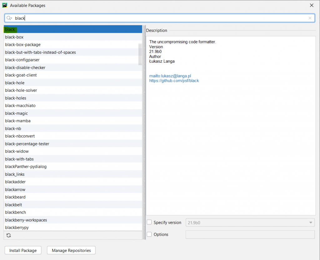 How To Install And Use Black In PyCharm Be On The Right Side Of Change