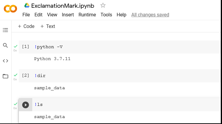 What s The Meaning Of The Exclamation Mark In A Jupyter Notebook Be 