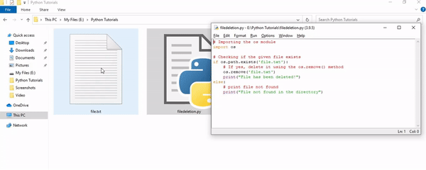 How To Delete A File Or Folder In Python Be On The Right Side Of Change