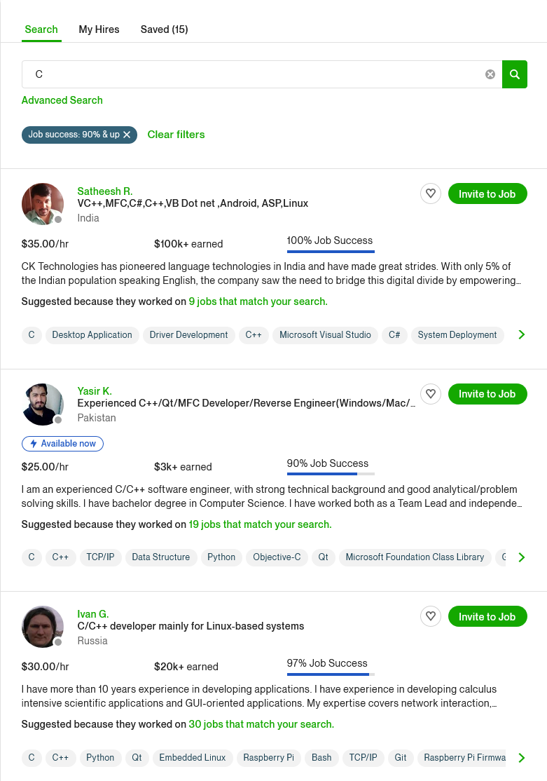 C Developer Income and Opportunity – Be on the Right Side of Change