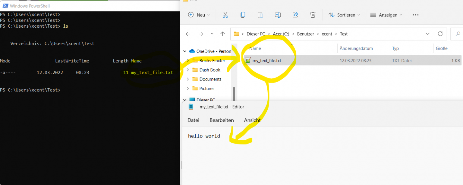 How To Edit A Text File In Windows PowerShell Finxter TheBitX