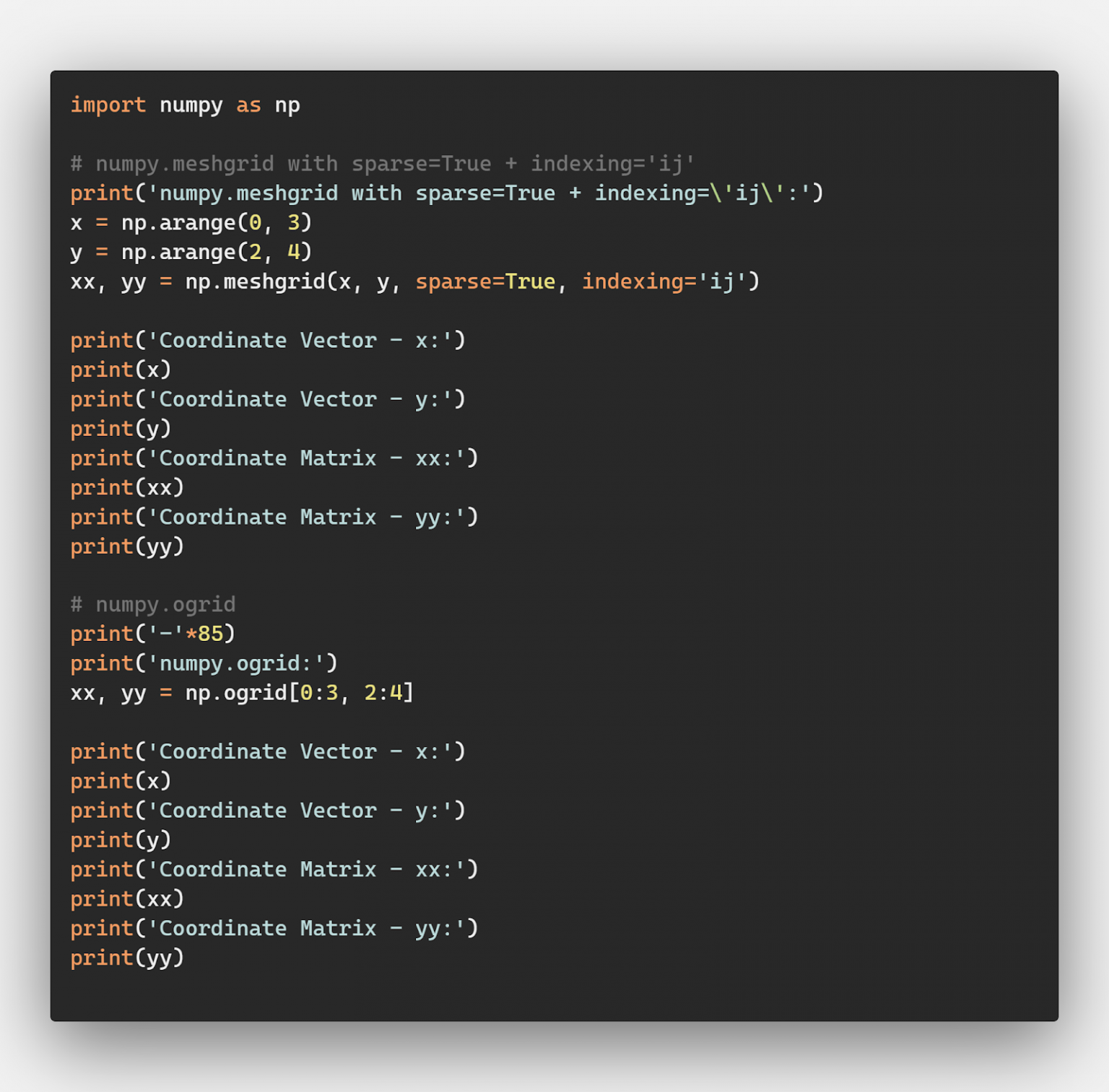NumPy Meshgrid – A Simple Guide with Video – Be on the Right Side of Change