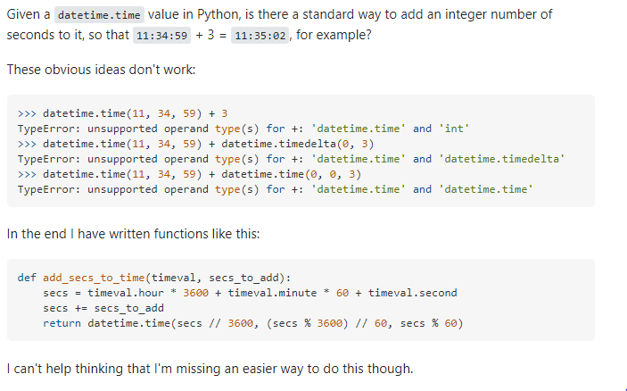 How To Add Time Onto A Datetime Object In Python Be On The Right Side 