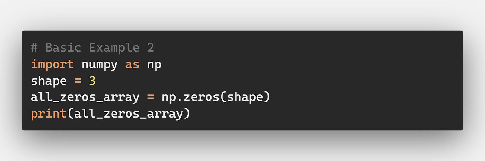 np.zeros() — A Simple Illustrated Guide – Be on the Right Side of Change