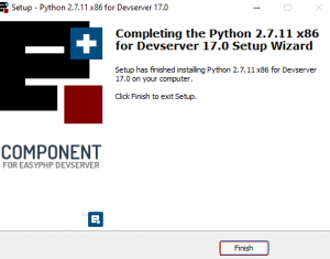 Install Python Application Component in EasyPHP – Be on the Right Side of Change