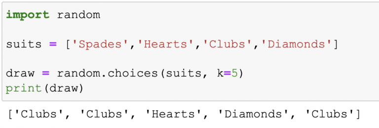 How to Randomly Sample from a Python List? – Be on the Right Side of Change