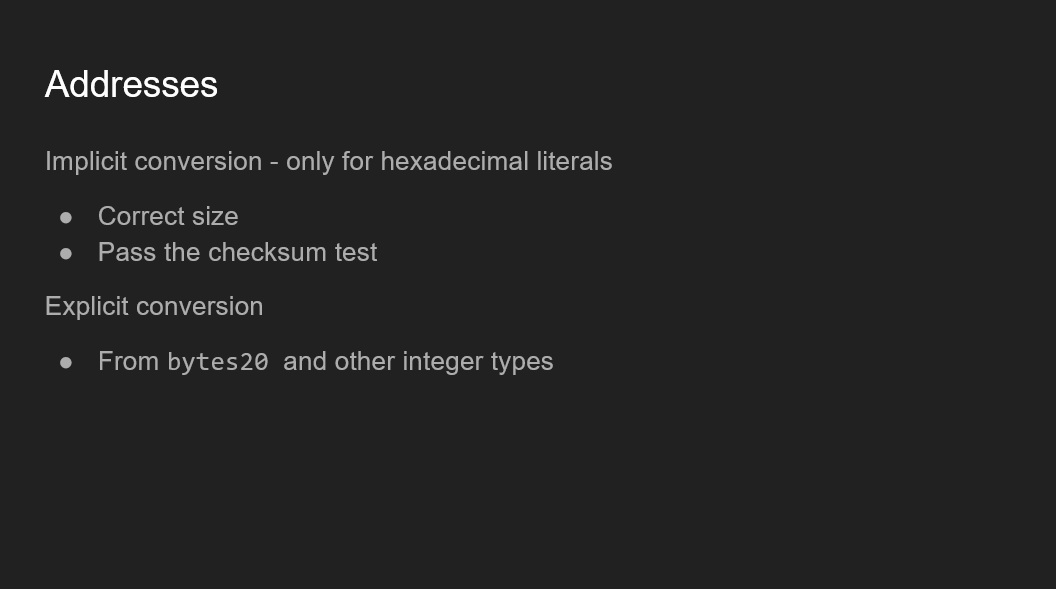 Solidity Conversions of Elementary Types – Be on the Right Side of Change