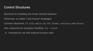 Solidity Control Structures – Be on the Right Side of Change