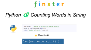 How to Count the Number of Words in a String in Python - Be on the ...
