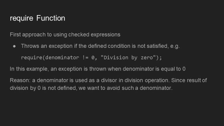 Solidity Checked and Unchecked Expressions – Be on the Right Side of Change