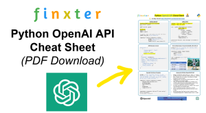 Python OpenAI API Cheat Sheet (Free) – Be on the Right Side of Change