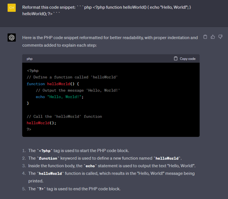 Format Code Block in ChatGPT: Quick and Simple Guide – Be on the Right Side of Change