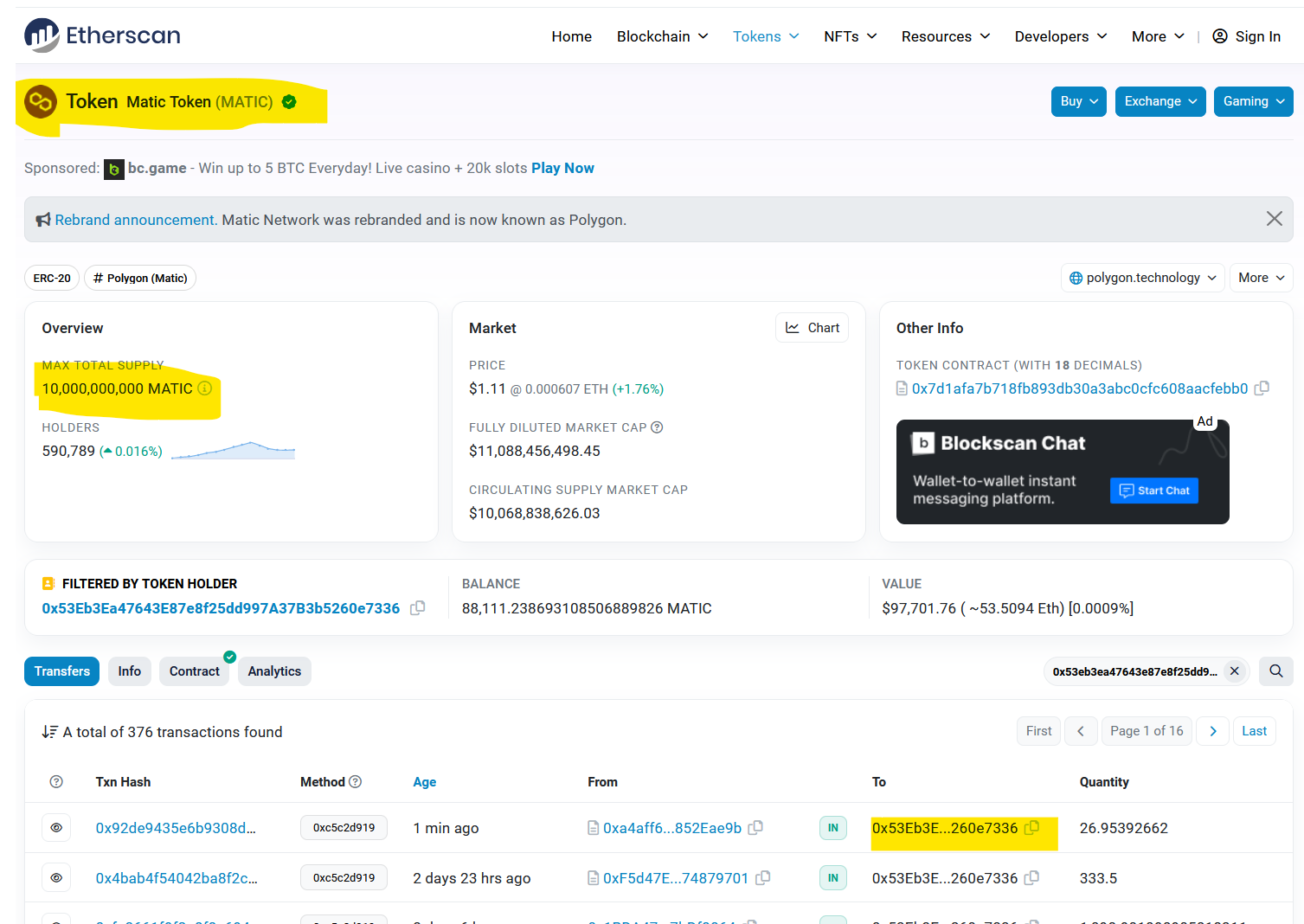 Can I Send MATIC Token to ETH Address? - A Crucial Guide for Crypto ...