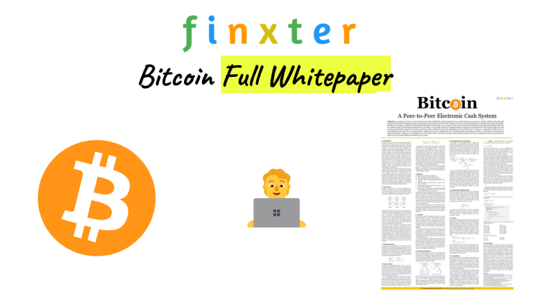 Bitcoin Whitepaper Poster (Printable PDF) - Be on the Right Side of Change