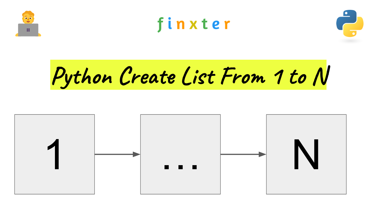 Python Create List From 1 To N Be On The Right Side Of Change