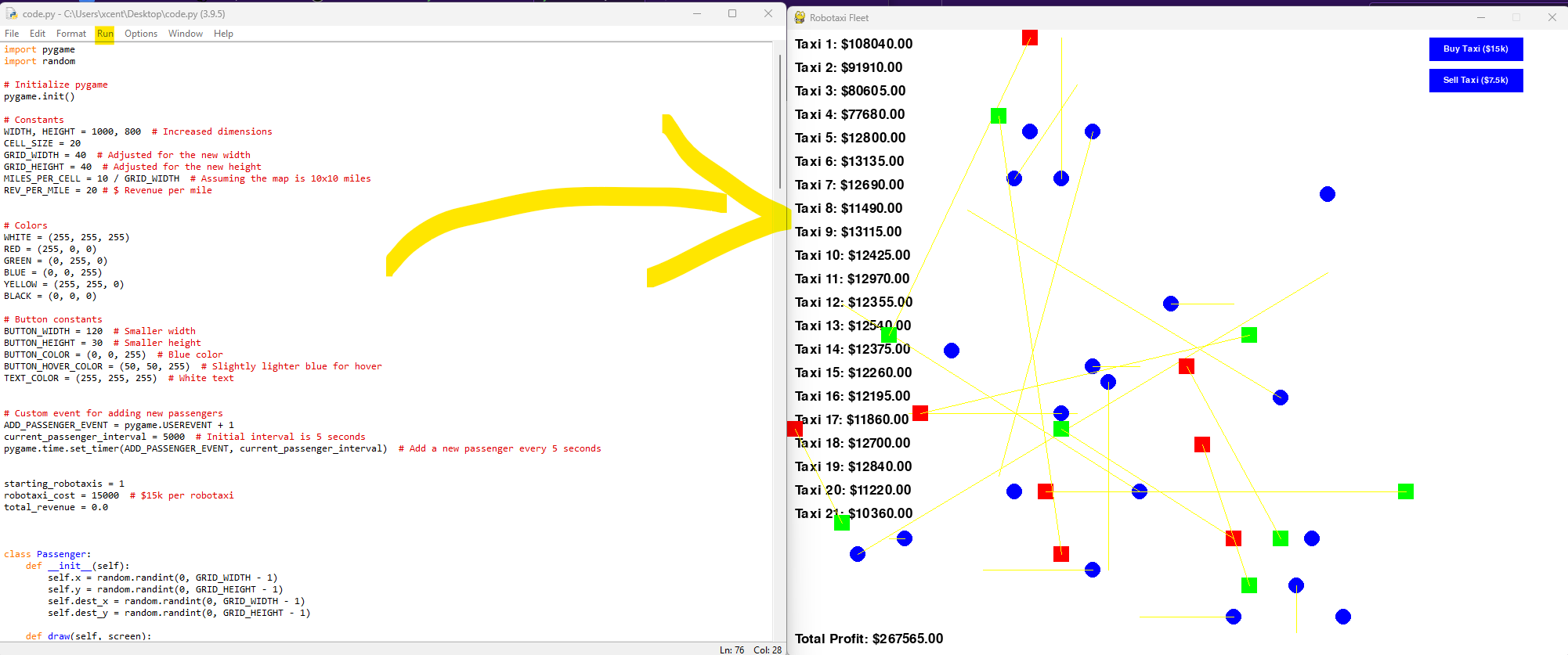 Robotaxi Tycoon – Scale Your Fleet to $1M! A Python Mini Game Made By ...