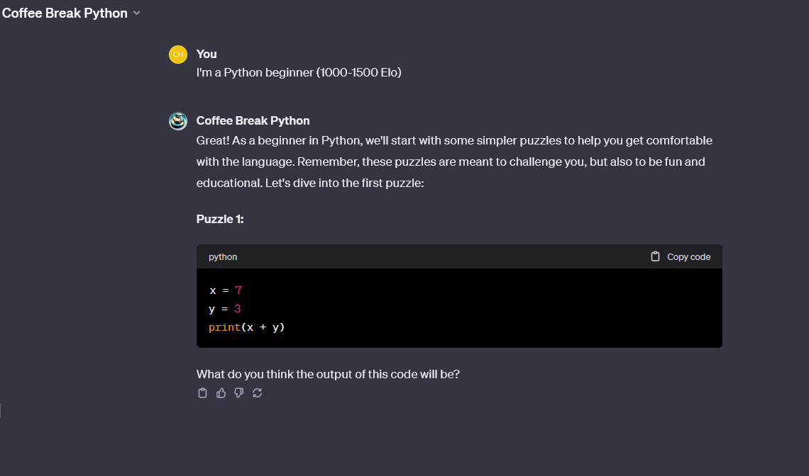 Is AI Sentient? I Made a Coffee Break Python GPT, and This Happened 🤯 ...