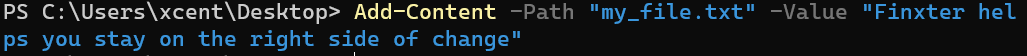 How Do You Add Text to a File in Windows PowerShell? – Be on the Right ...