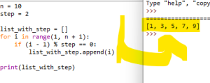 Python Create List From 1 to N with Step Size – Be on the Right Side of ...
