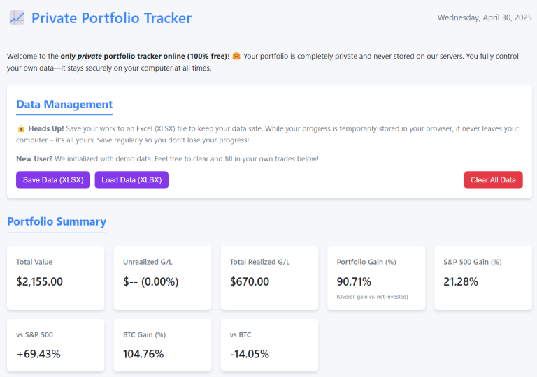 Best Completely Free Investment Portfolio Trackers (2025 Edition) - Be ...